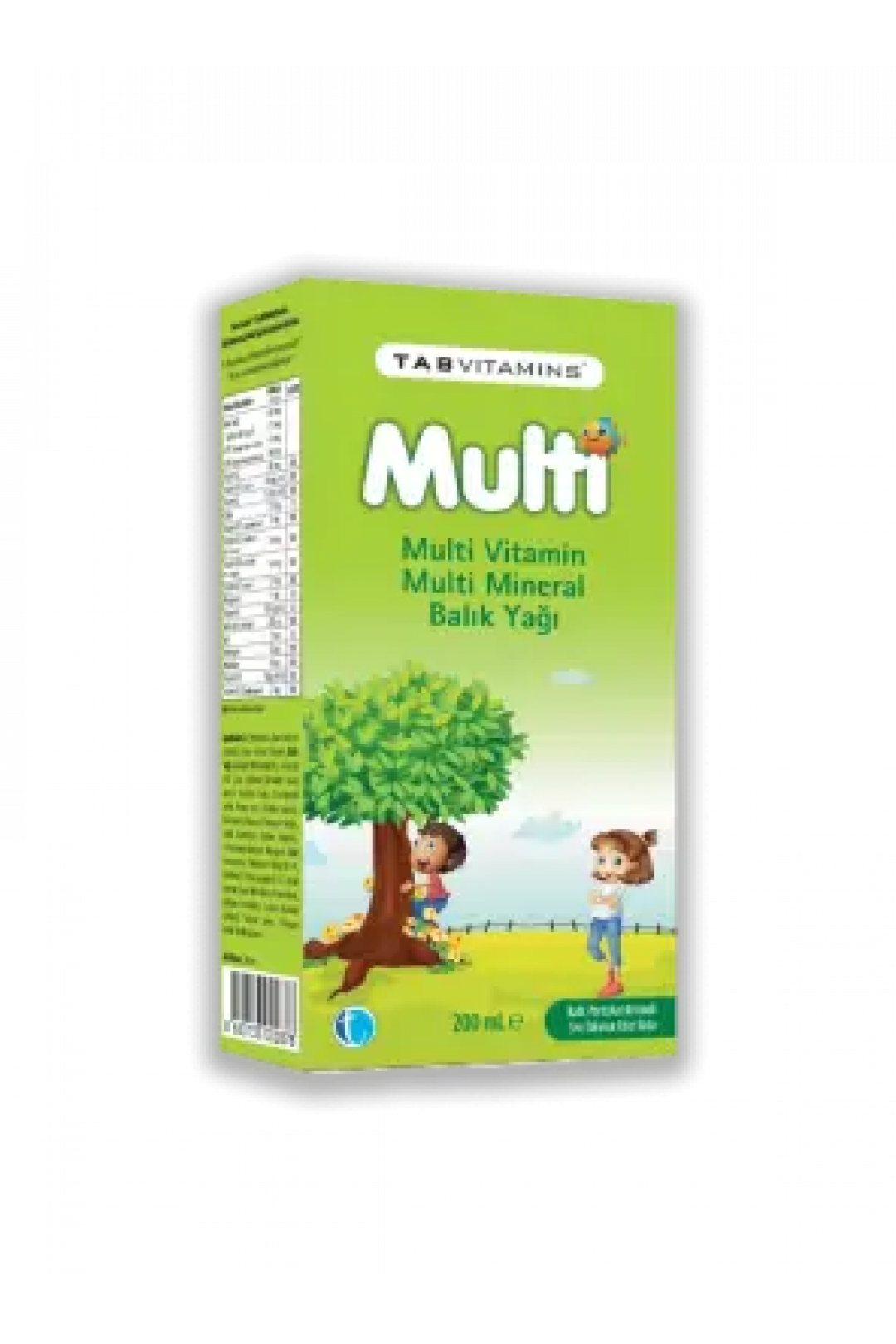 Rafta Bul Tab İlaç Vitamins Multi 200ml | En Uygun Fiyat ve Hızlı Teslimat