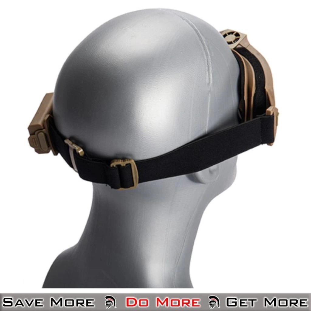 WST Tactical Anti-Fog Goggles (Tan) Tactical Military Ballistic Airsoft ...
