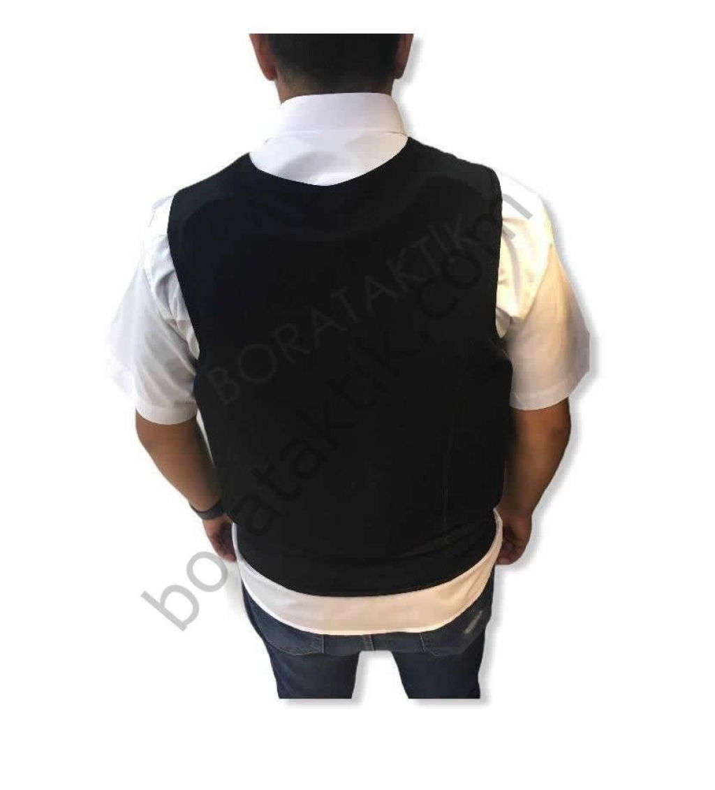 Battal Beden Gizli Gömlek Altı Fermuarlı Çelik Yelek,SEVİYE 3a 44 ...