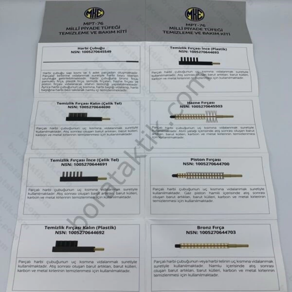 Kcr 5.56 Harbi Seti,Kcr Temizlik seti, kcr 5.56 Bakım Kiti