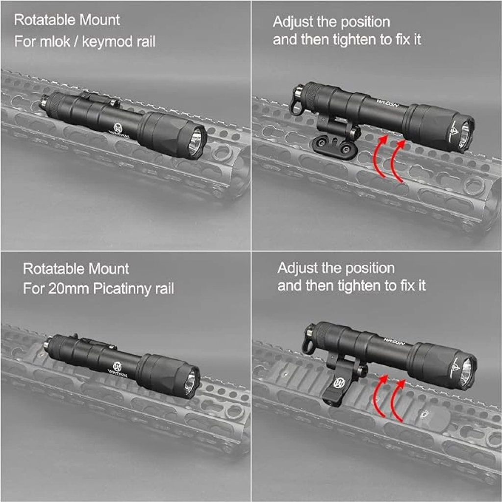 SUREFIRE M600c TAKTİK EL FENERİ KABLOLU Scout Light LED Flashlight ...