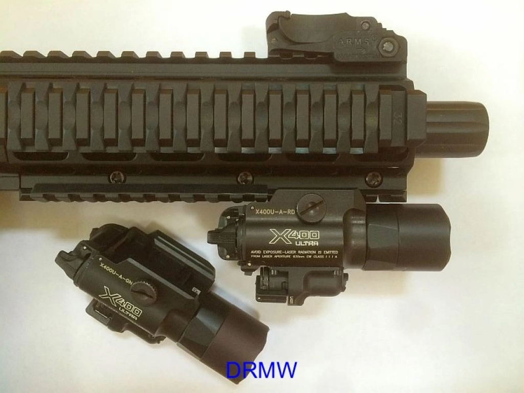 Surefire X400 ULTRA METAL YEŞİL LAZERLİ 150 LUMEN TAKTİK TABANCA TÜFEK ...