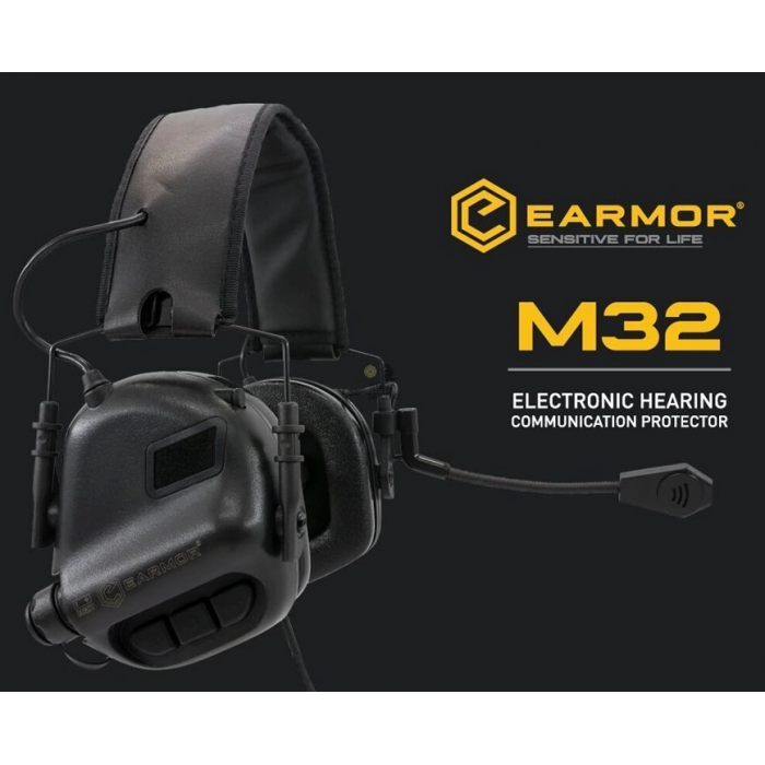 Earmor M32 MOD3 MIKROFONLU Aktif Koruma Atış Kulaklığı