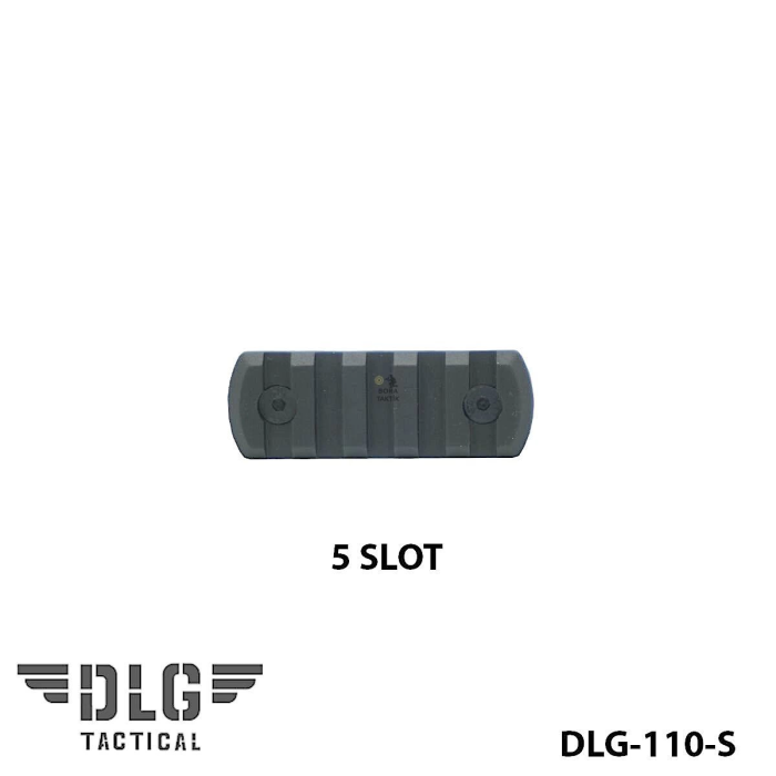M-LOK POLYMER RAIL 5 SLOT DLG-110-S Siyah M-LOK POLYMER RAIL 5 SLOT DLG-110-S Siyah