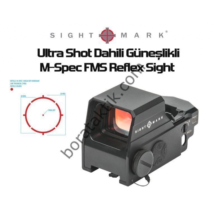 SIGHTMARK UltraShot M-Spec FMS Reflex Sight Dahili Güneşlikli