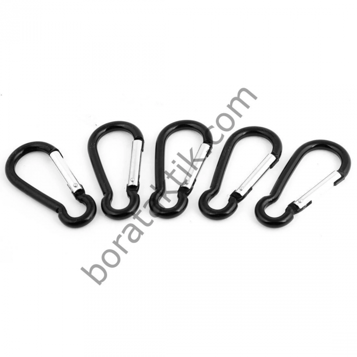 Siyah Karabina Kanca 6mm