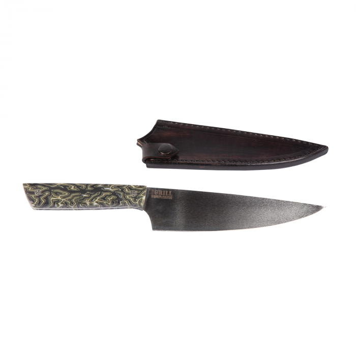 Chef Diamond Knife G-Carta Handle | Pattern 3 - IGRILL