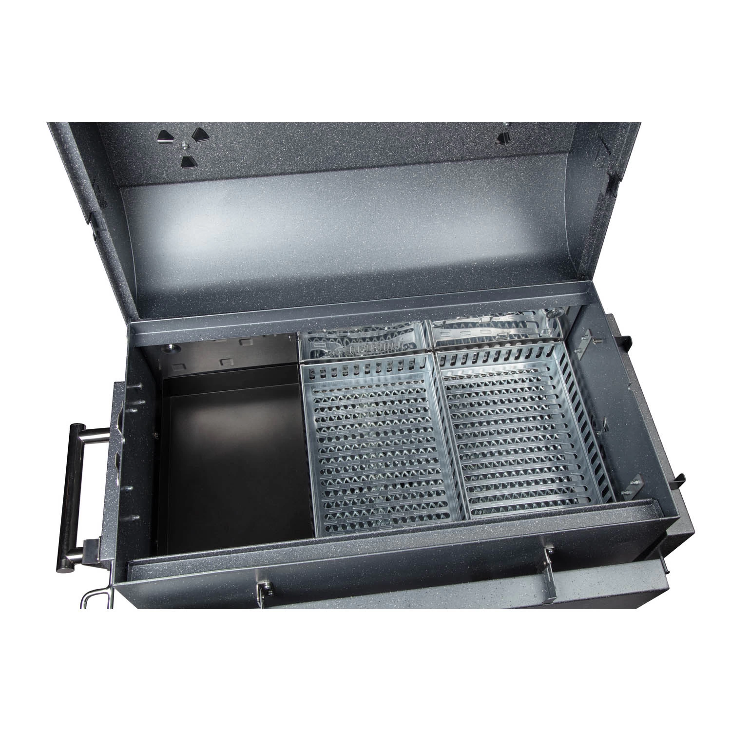 BBQ Elite 740 mm Charcoal Grill (Grey) - IGRILL