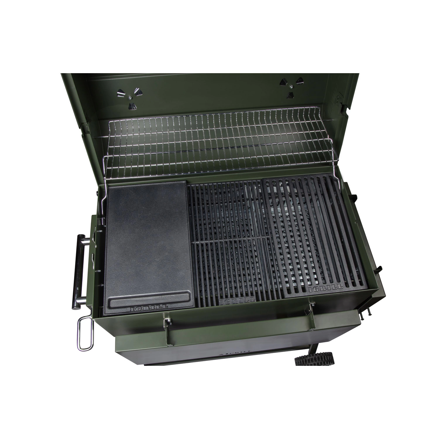 Barbekü Elite 740 mm Kömürlü Mangal (Yeşil) - IGRILL