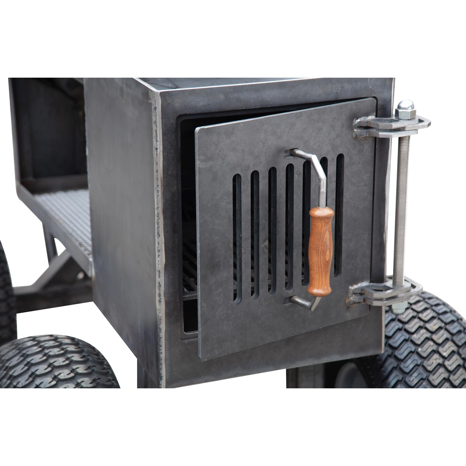 Tekerlekli Tek Izgaralı Smoker - IGRILL