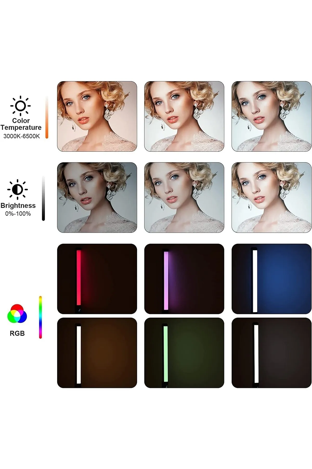 Sese Duyarlı El Tipi Işık Selfie YB130