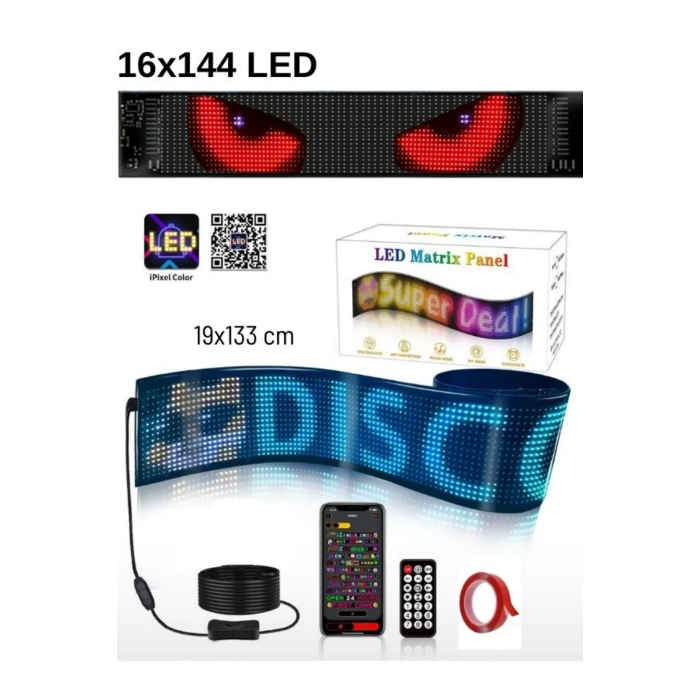 Led Matrix Panel Led-08 16X144 Led 190*1330 MM