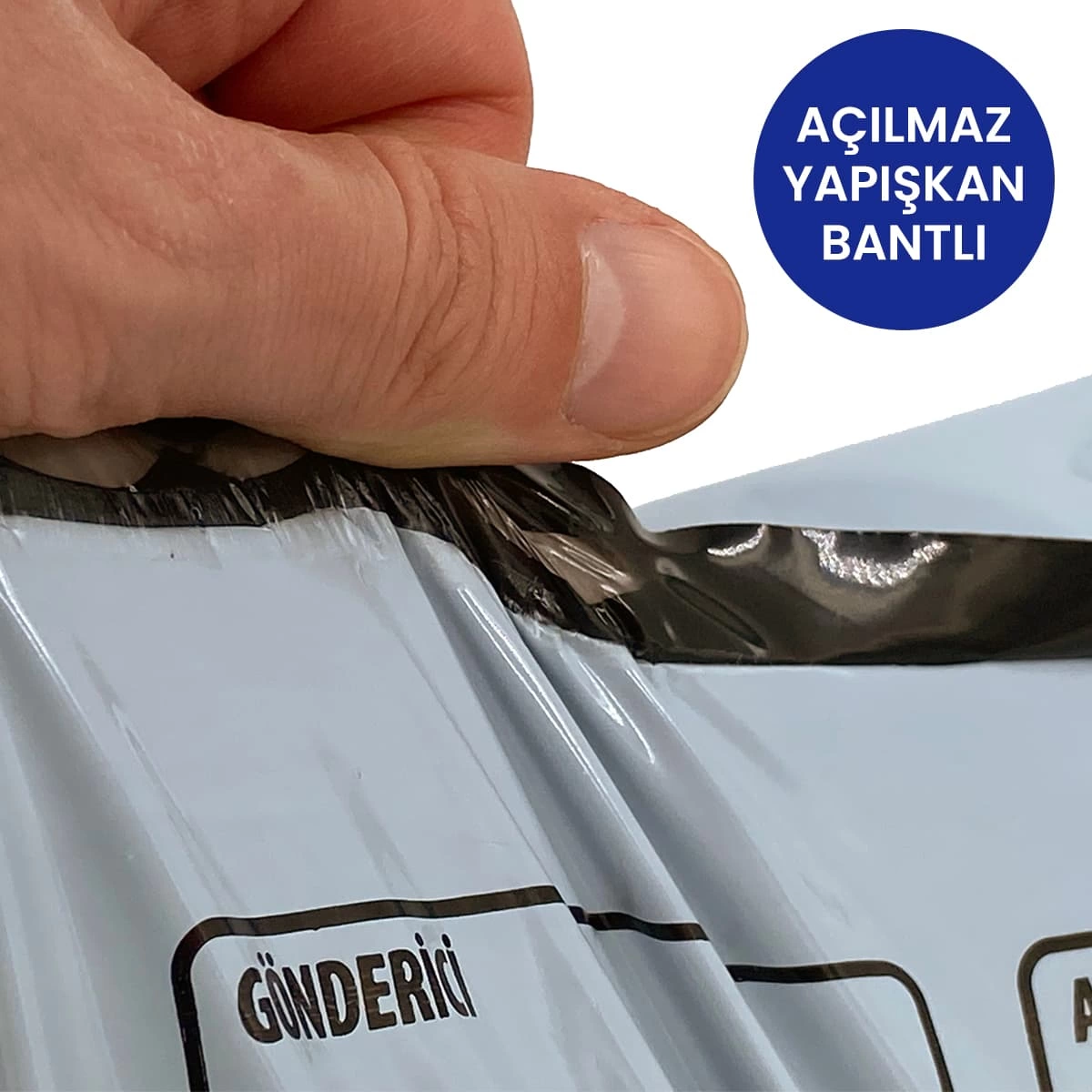 Orta Boy Cepsiz Kargo Poşeti 34x45+5 - 100 Adet