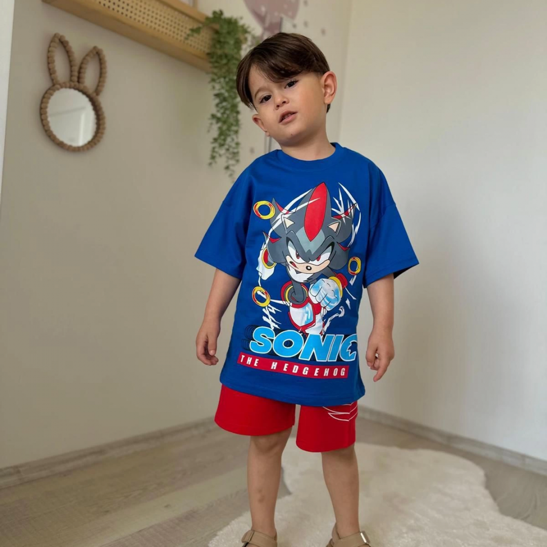 Mavi Sonic Şort Takım