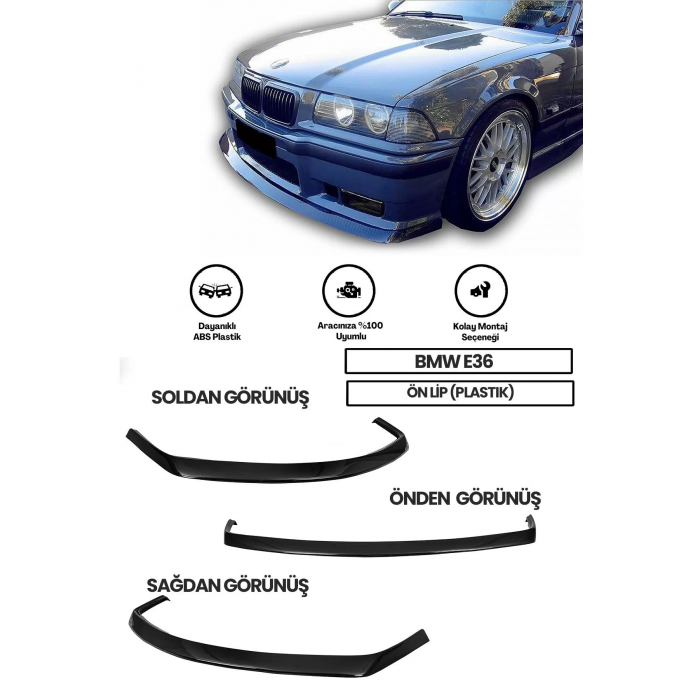Bmw E36 Ön Lip (plastik)