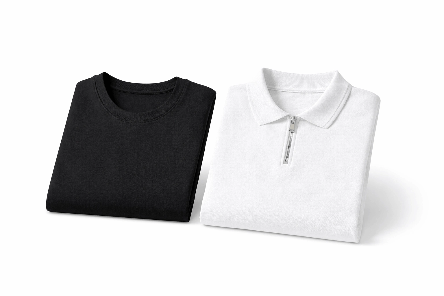 sİYAH Polo Yaka T-Shirt Kol Ucu Fıstık Yaka Turuncu