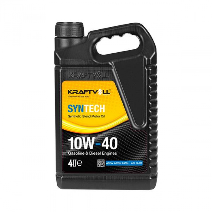 Kraftvoll Syntech 10W-40 Sl/Cf Motor Yağı 4 L