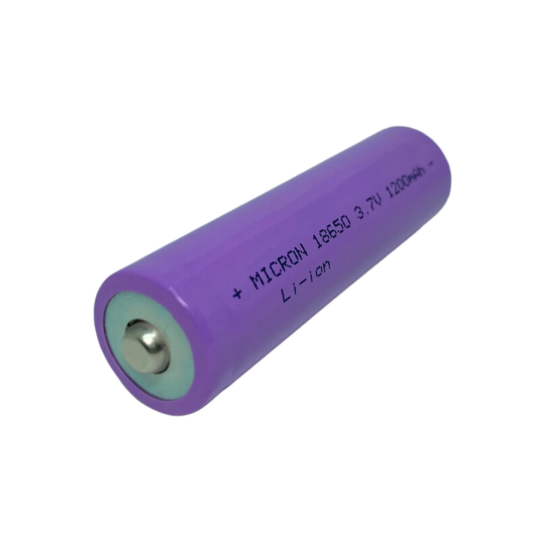 MICRON INR18650 3.7V 1200 MAH LI-ON 18650 BAŞLIKLI SARJ EDİLEBİLİR PİL