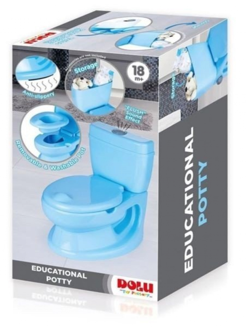 EDUCATIONAL POTTY BLUE