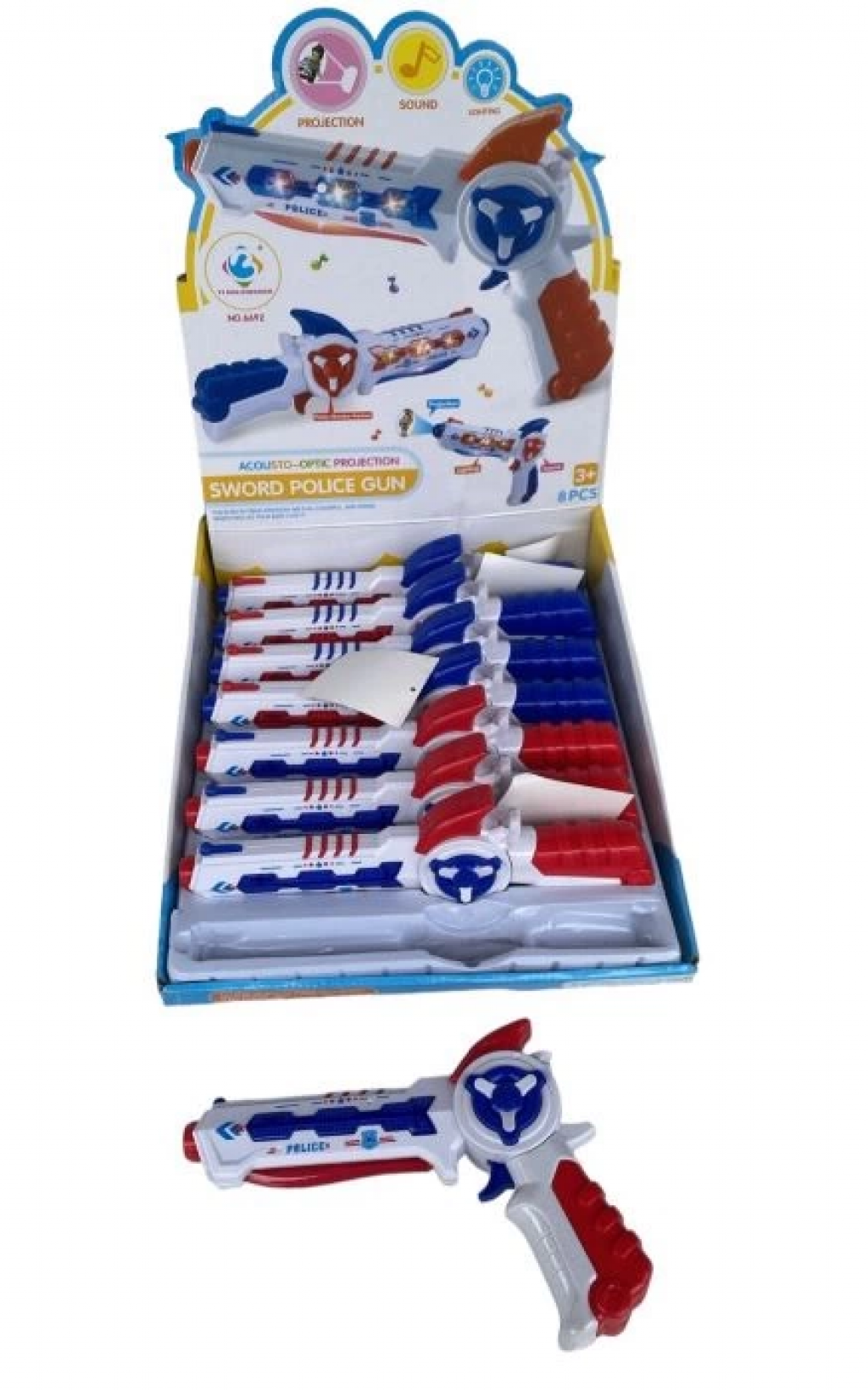 BATTERY-OPERATED SOUND GUN