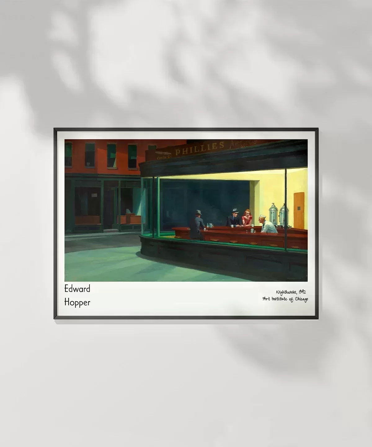 Edward Hopper Nighthawks Poster Fiyatı - Vogloo.com