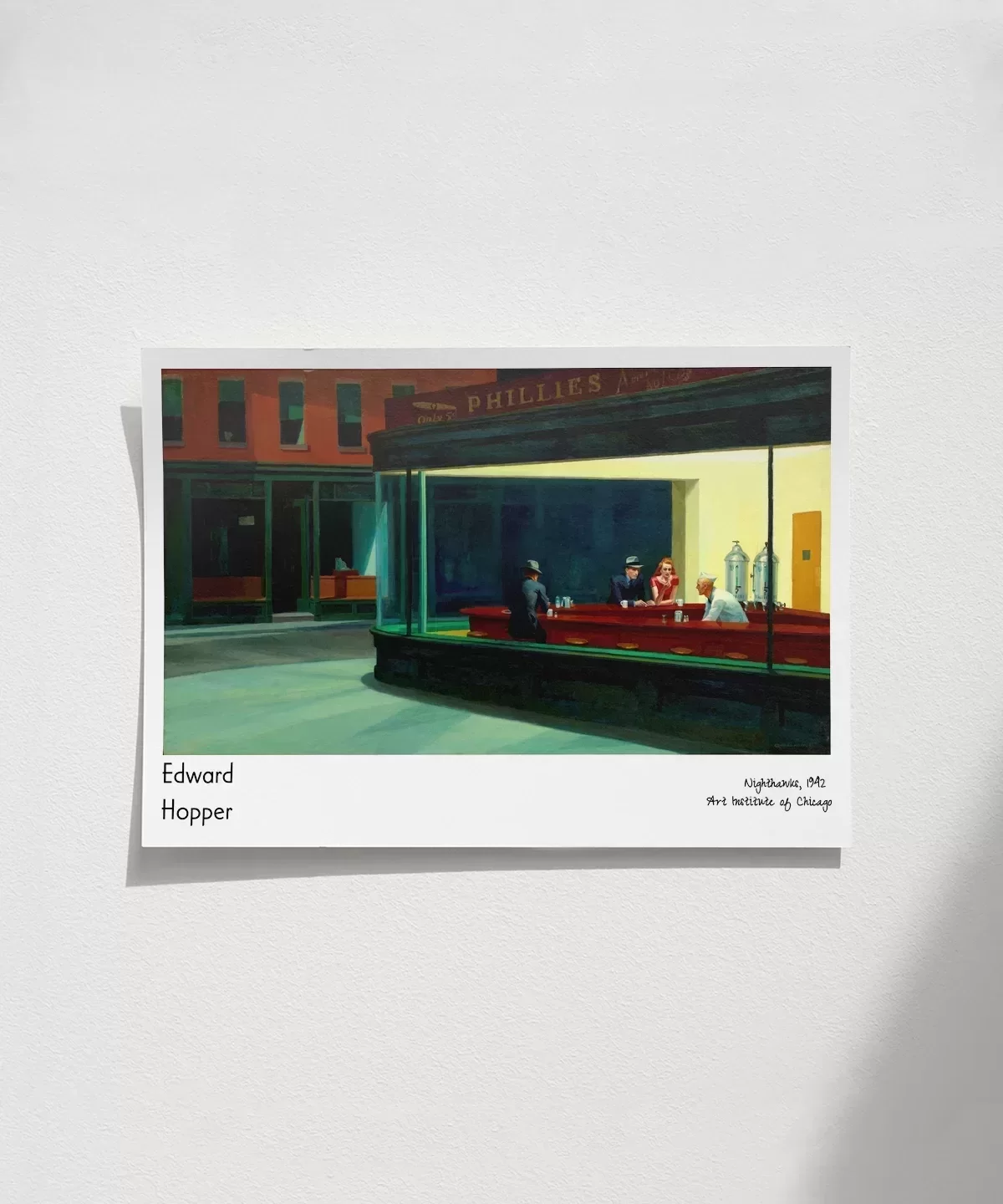 Edward Hopper Nighthawks Poster Fiyatı - Vogloo.com