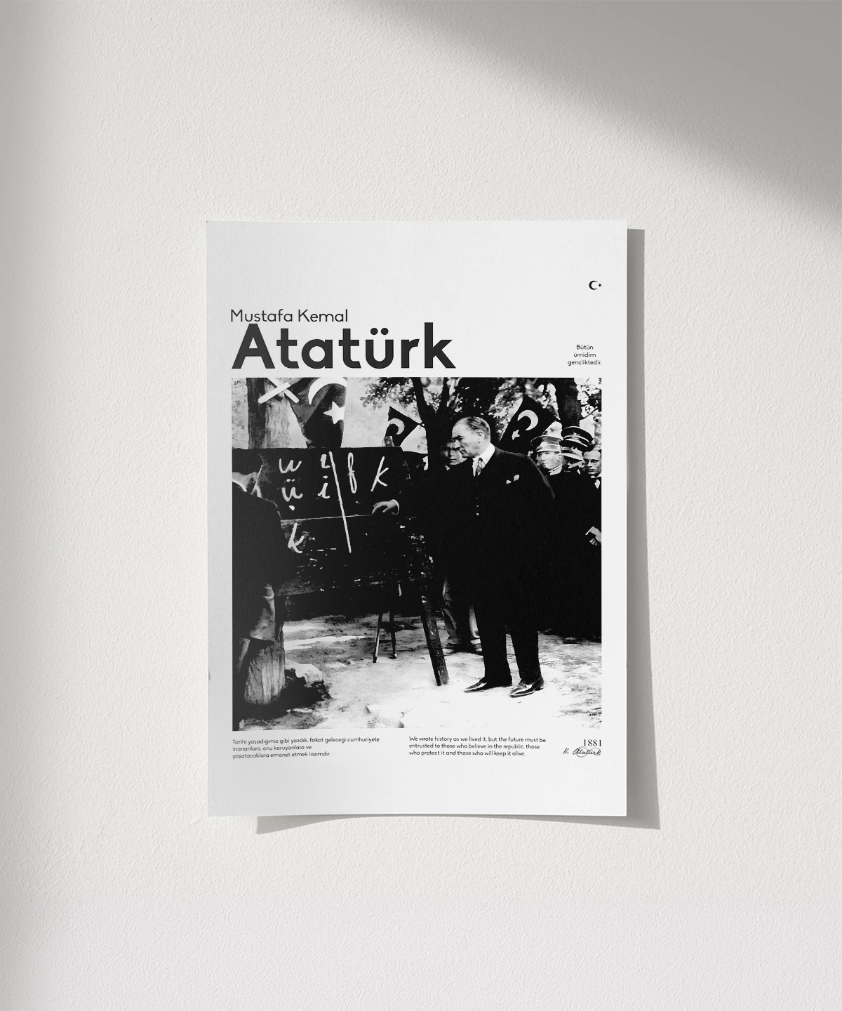 Harf Devrimi Poster Fiyatı - Vogloo.com