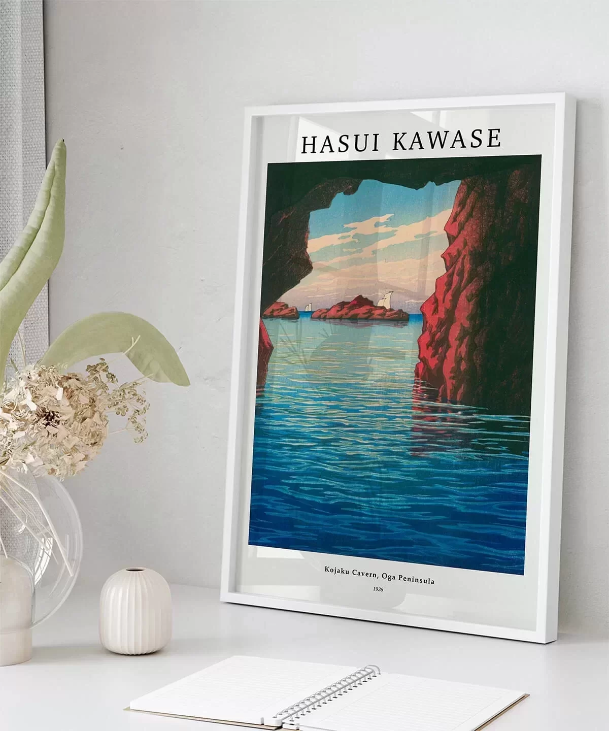 Hasui Kawase-Kojaku Mağarası Oga Yarımadası Poster Fiyatı - Vogloo.com