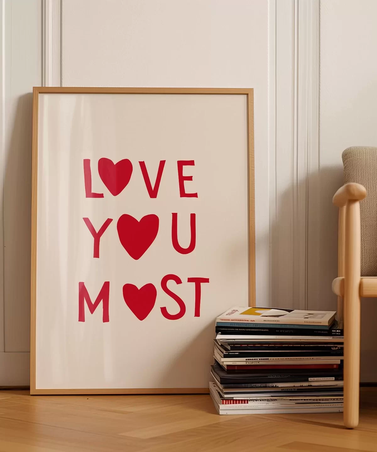 Love You Most Poster Fiyatı - Vogloo.com