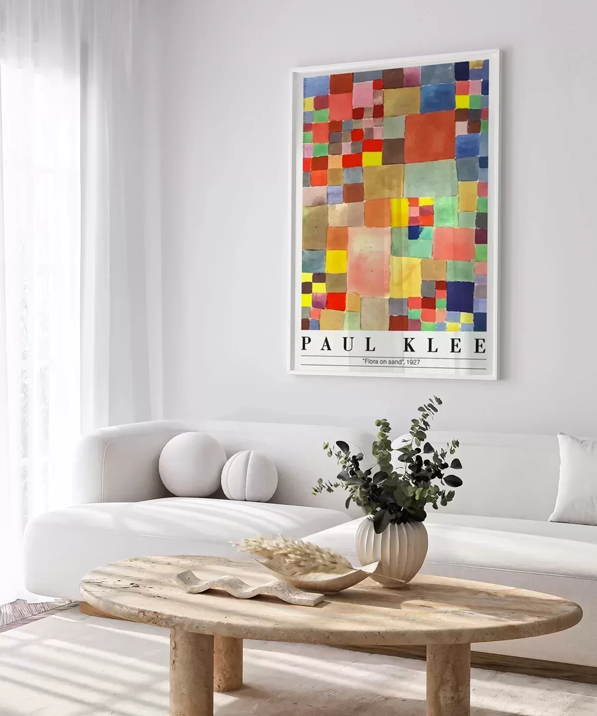 Paul Klee Kum Üzerinde Bitki Örtüsü Poster Fiyatı - Vogloo.com