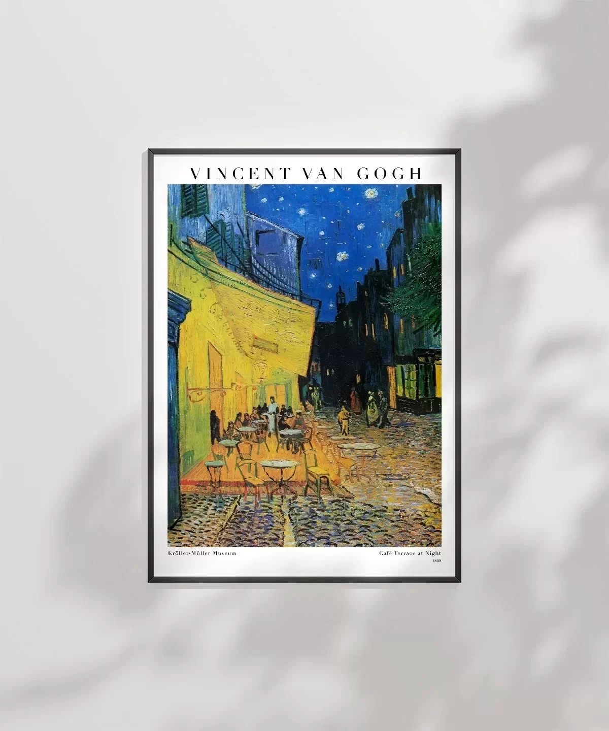 Vincent Van Gogh Kafe Terasta Gece Poster 20x30 cm Fiyatı - Vogloo.com
