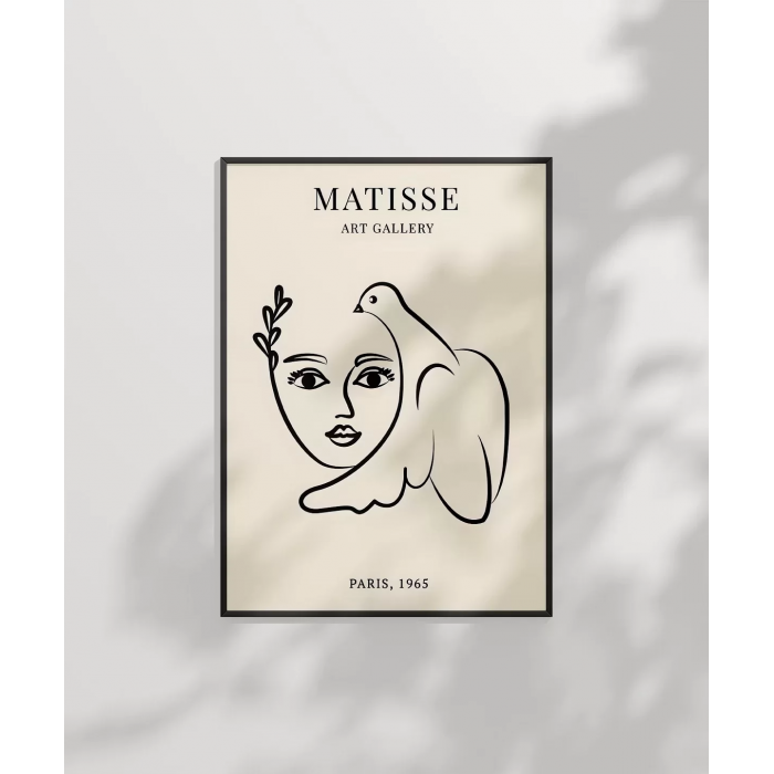Barış ve Kadın Figürü Sanat Poster Fiyatı - Vogloo.com