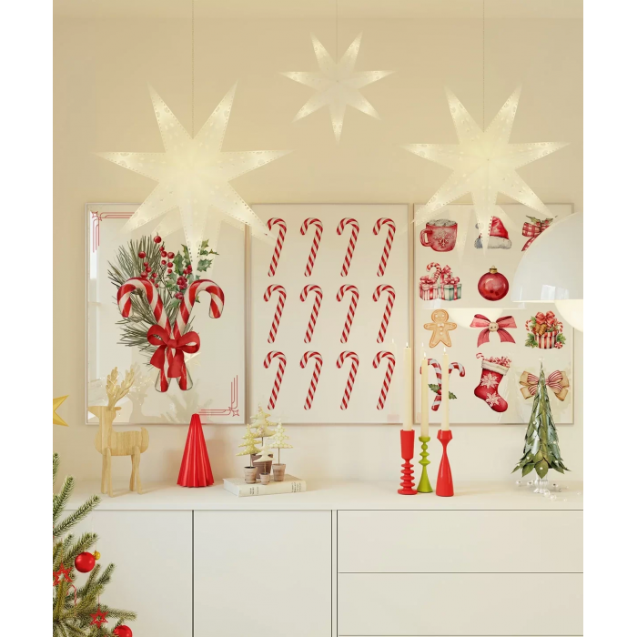 Işıltılı Yılbaşı 3'lü Poster Fiyatı - Vogloo.com