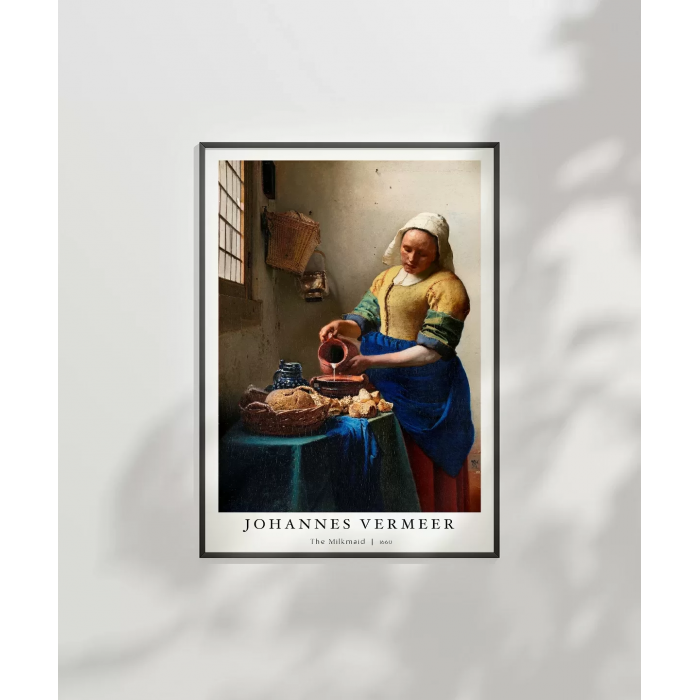 Johannes Vermeer Süt Boşaltan Kadın Poster Fiyatı - Vogloo.com