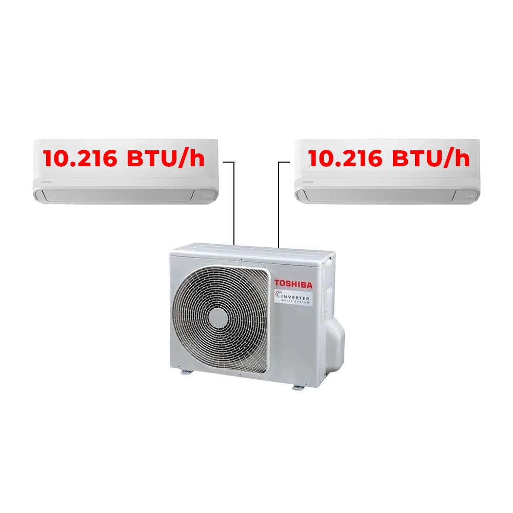 Toshiba Klima 2’li Multi Inverter A+++ (2 Oda Sistemi)
