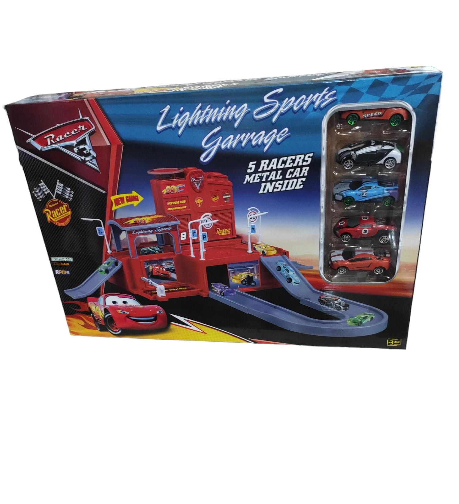 RACER GAREJE 5 METAL CARS