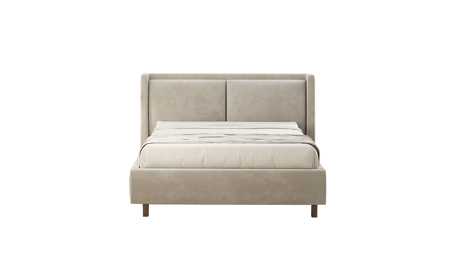 Calina Bedstead Without Headboard 160 cm Beige