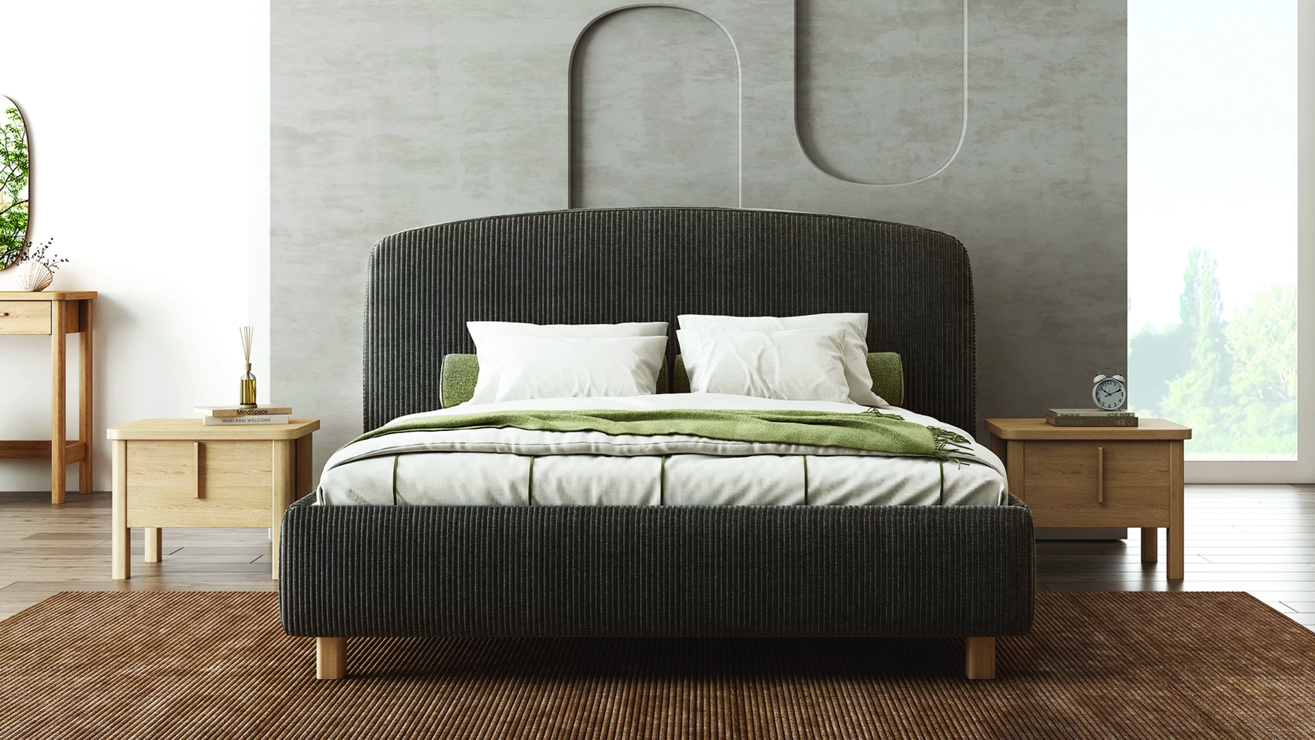 Lovisa Headless Based Bed 160 cm