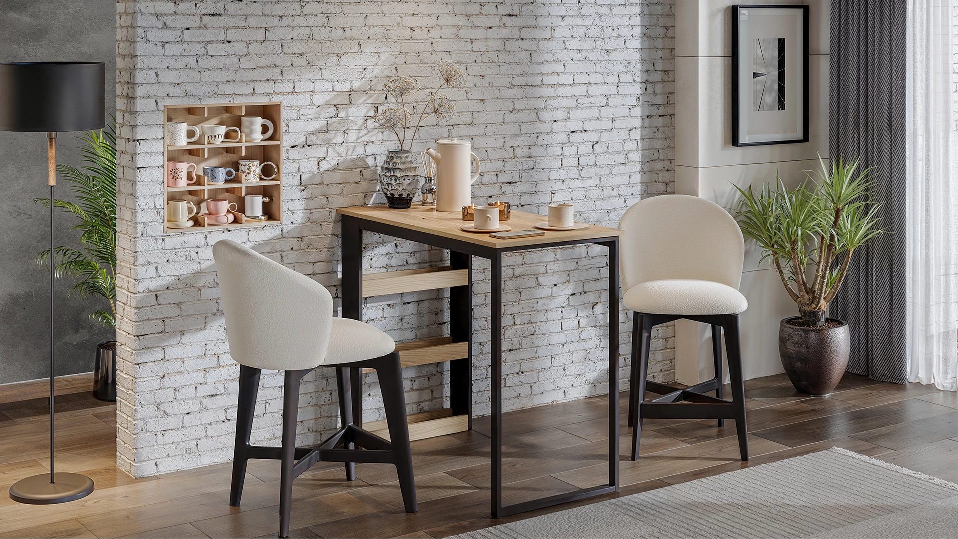 Grid Bar Masası Takımı