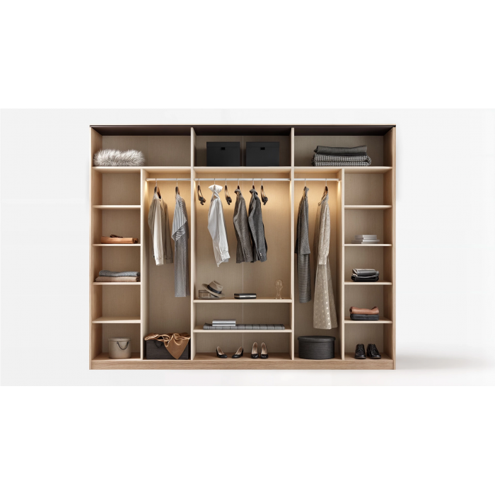 Grid 6 Door Wardrobe