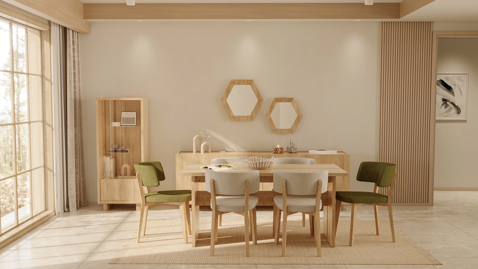 Redoro Bohem Yemek Odası Takımı