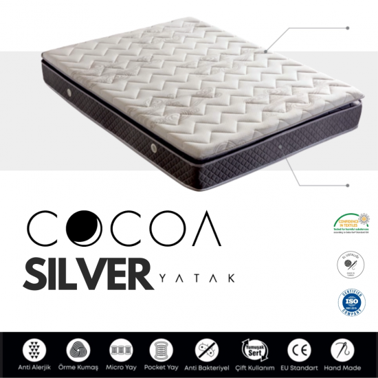 COCOA SILVER YATAK ANKARA | SİTELER | BAZA | YATAK BAŞLIK COCOA YATAK | Türkiye'nin Yatak ...