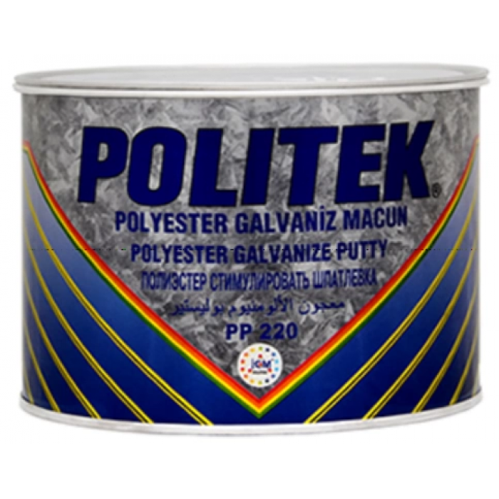 POLİTEK POLYESTER GALVANIZ VE ALÜMİNYUM MACUN ( 3 KG )
