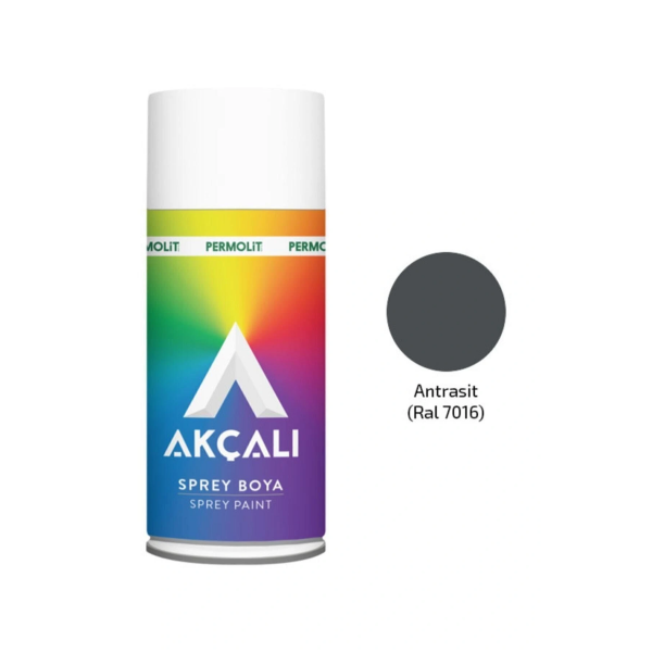 AKÇALI SPREY BOYA ANTRASİT 400 ML 7016
