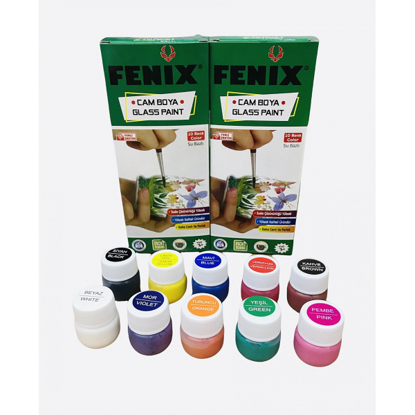 FENİX CAM BOYASI 15 ML FN-502 (PKT-10 LU)