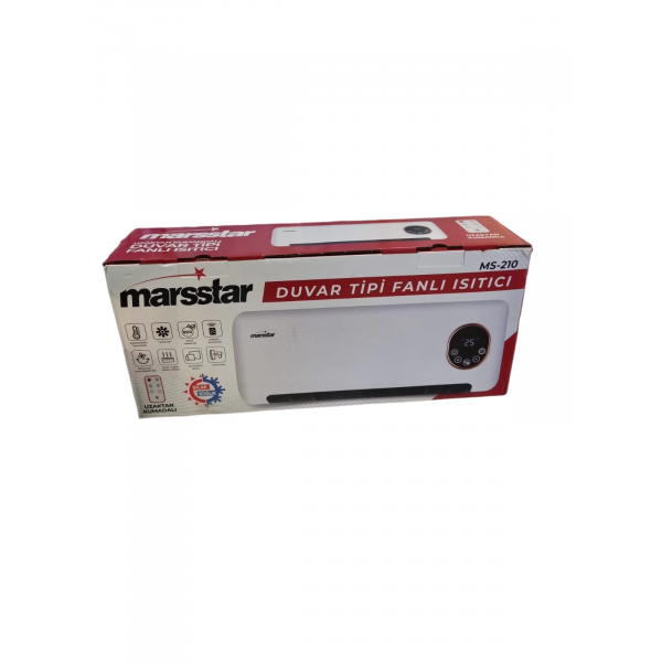 MARSTAR ELEKTRİKLİ TURBO FAN DUVAR TİPİ MS-400