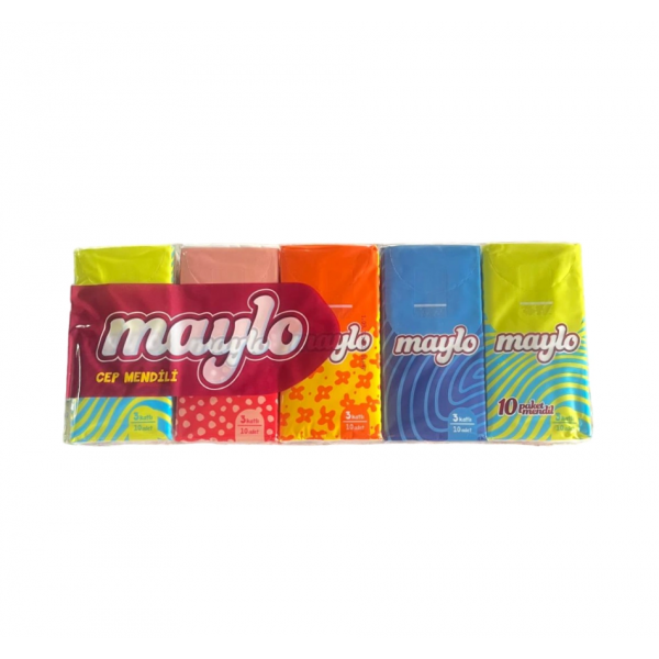 MAYLO CEP MENDİLİ (PKT-10 LU-KOLİ-240 LI)