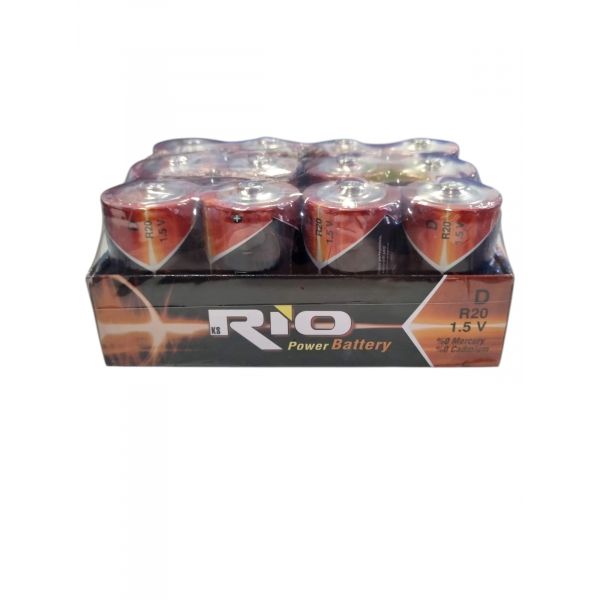 RİO BÜYÜK PİL -D- 2 Lİ (KUTU-2X6 LI)
