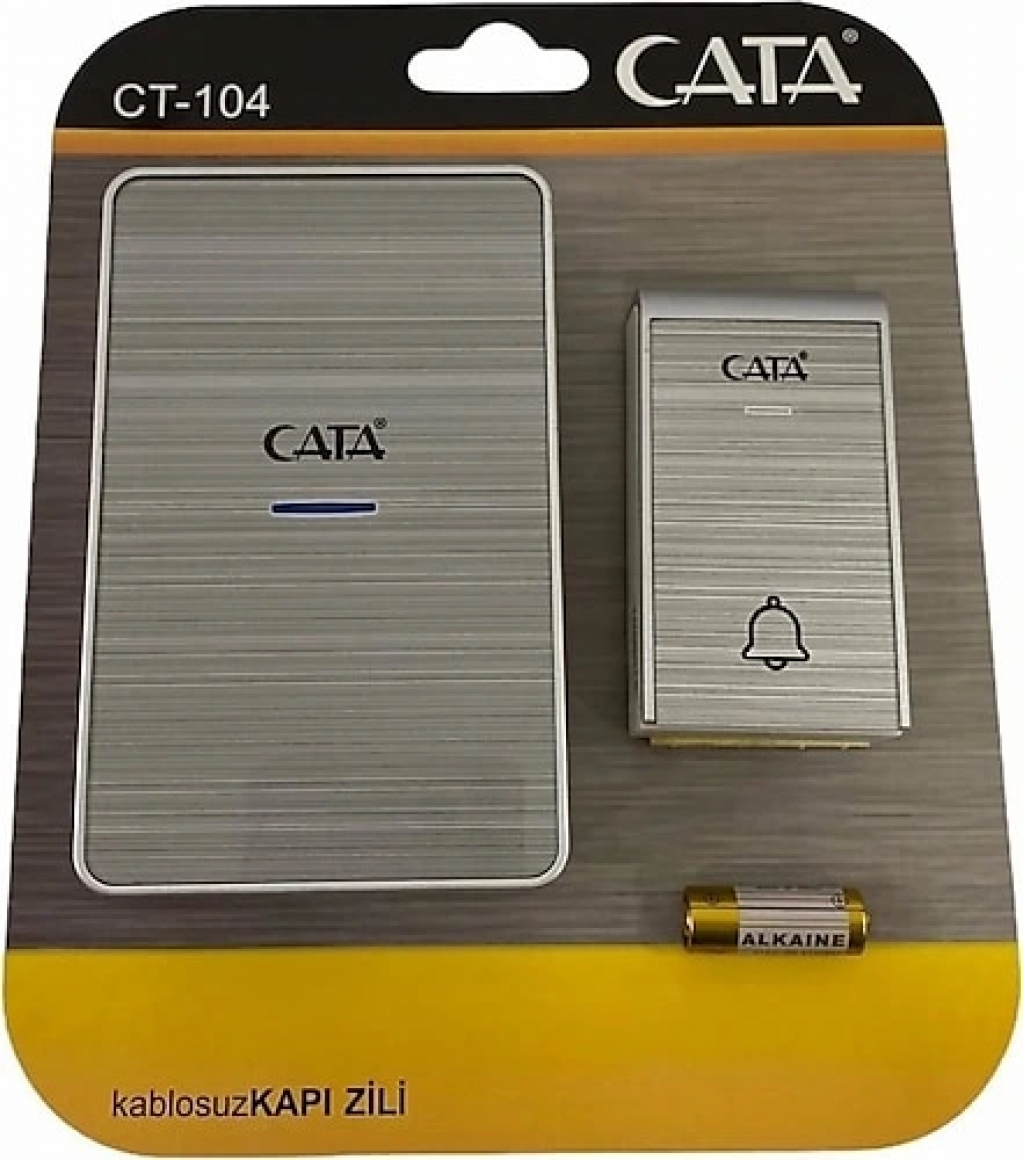 CATA KABLOSUZ KAPI ZİLİ CT-104