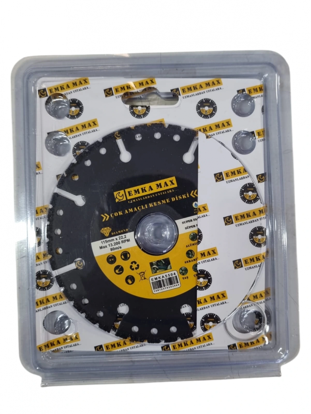 EMKA ÇOK MAÇLI KESME DİSKİ 115 MM EMKA-5504-200